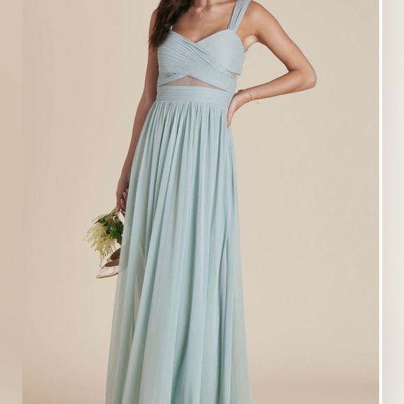Birdy Grey | Dresses | Birdy Grey Dusty Blue Elsye Dress Bridesmaid ...